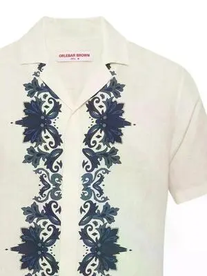 Orlebar Brown Mirabello Border Shirt - Neutrals