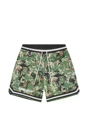 BILLIONAIRE BOYS CLUB Camouflage-print Shorts - Green