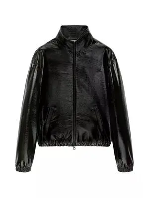 COURREGES Vinyl Track Jacket - Black