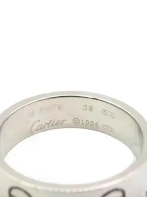 Cartier 18k White Gold Love Ring