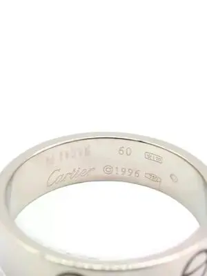 Cartier 18k White Gold Love Ring