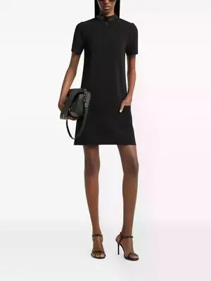 COURREGES Vinyl-collar A-line Mini Dress