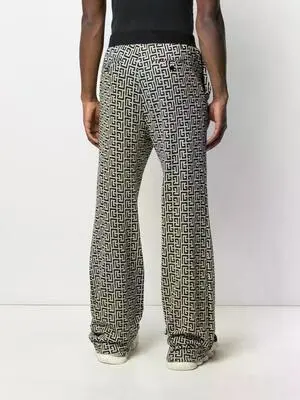 Balmain Monogram-motif Trousers
