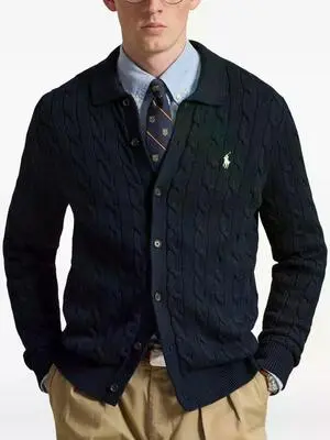 Polo Ralph Lauren Cable-knit Pony Motif Cardigan