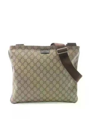 Gucci 2000s Gg Supreme Shoulder Bag - Neutrals