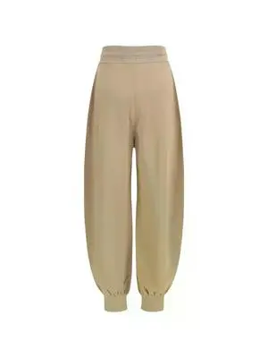 Loro Piana Beige Sea Island Cotton Track Pants