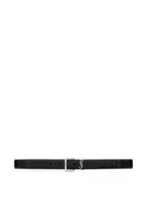 Saint Laurent Cassandre Leather Belt