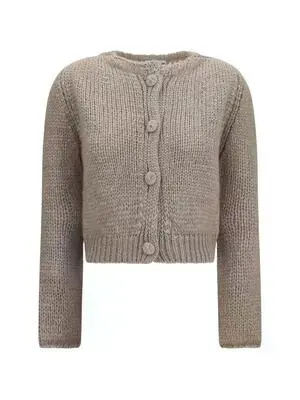 FORTE_FORTE Chunky-knit Cardigan - Neutrals