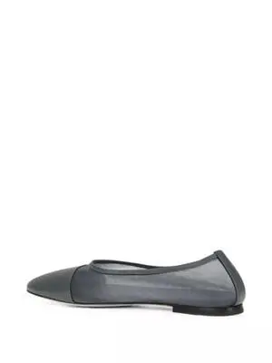 Dear Frances Gala Mesh-panel Ballet Flats