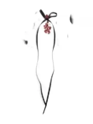 Simone Rocha Daisy Bow Earrings