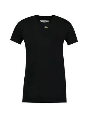 VIVIENNE WESTWOOD Orb Embroidered T-shirt