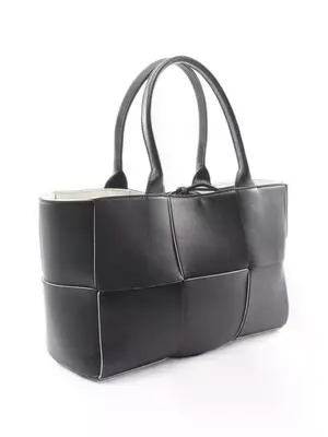 Bottega Veneta 2010s Arco Intrecciato Tote Bag - Black
