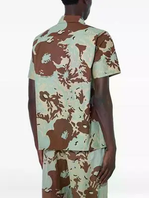 NOMARHYTHM Camouflage-print Short-sleeve Shirt