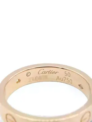 Cartier 18k Rose Gold Diamond Love Ring