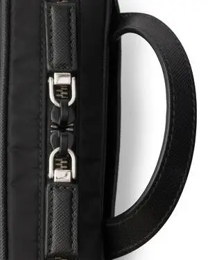 Prada Re-nylon And Saffiano Leather Shoulder Bag