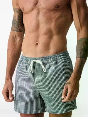 Marc O'polo Striped Swim Shorts - Green