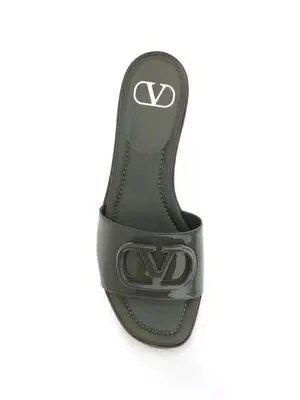 Valentino Garavani Vlogo Signature Patent-leather Sandals
