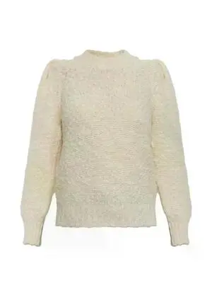 Isabel Marant Étoile Emma Puff-sleeve Sweater - Neutrals
