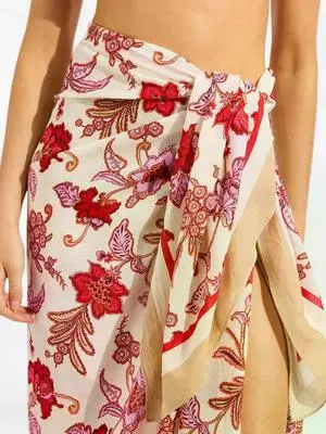 Seafolly Floral-print Sarong - Neutrals
