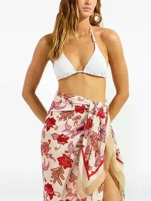 Seafolly Floral-print Sarong - Neutrals