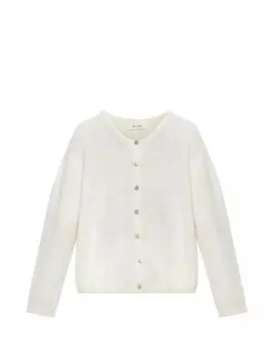 American Vintage Button-fastening Knitted Cardigan - Neutrals