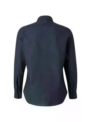 Canali Cotton Plaid Shirt - Blue