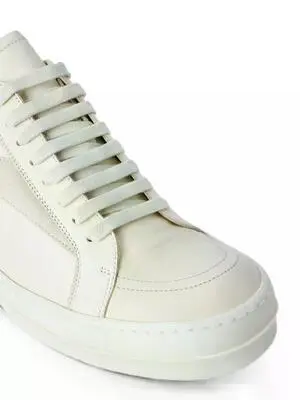 Rick Owens Lace-up Leather Sneakers - Neutrals