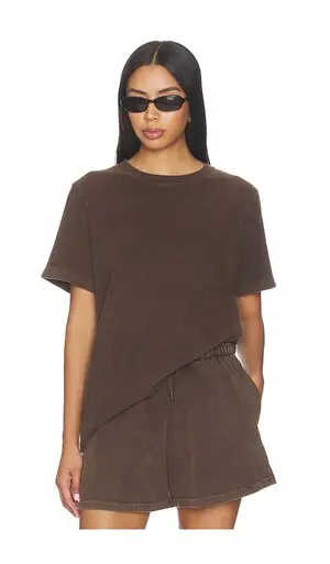 The Upside Soho Eva Crew Neck Tee In . Also - Brown