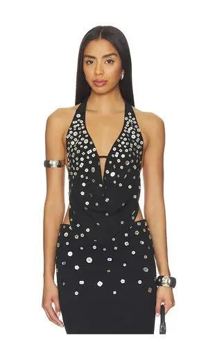 ANONIE Irene Top In . Also - Black