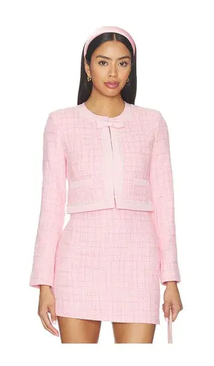 LoveShackFancy Ralphette Jacket In . Also - Pink