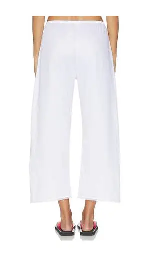 LESET Yoko Lace Crop Pant In . Also