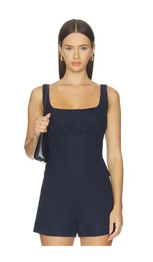 ELODIE THE LABEL Dwyn Top In . Also - Navy