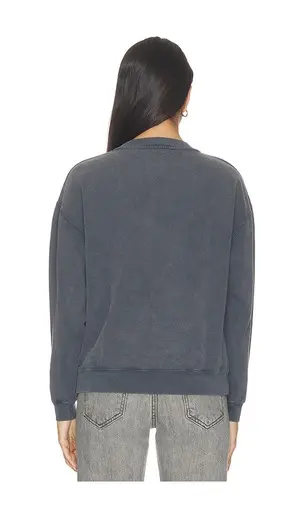 ANINE BING Spencer Leopard Sweatshirt