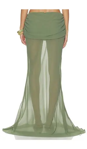 BANANHOT Adelina Maxi Skirt - Olive