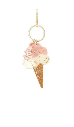 SOLAR ECLIPSE Hand-painted Gelato Bag Charm + Keychain