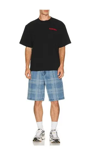 PLEASURES Impact Heavyweight Tee In . Also