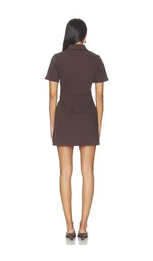 Paige Clementine Denim Dress - Chocolate