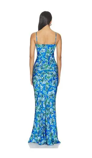 Saloni Renee Long Dress In . Also