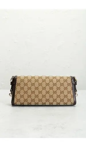 FWRD RENEW Gucci Luce Shoulder Bag - Beige