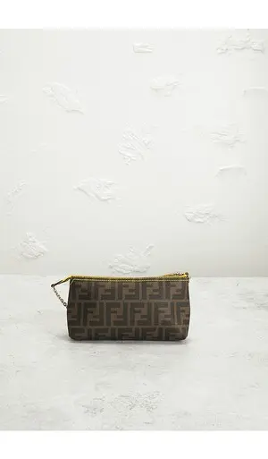 FWRD RENEW Fendi Zucca Pochette Shoulder Bag