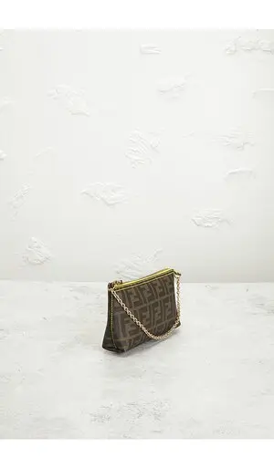 FWRD RENEW Fendi Zucca Pochette Shoulder Bag