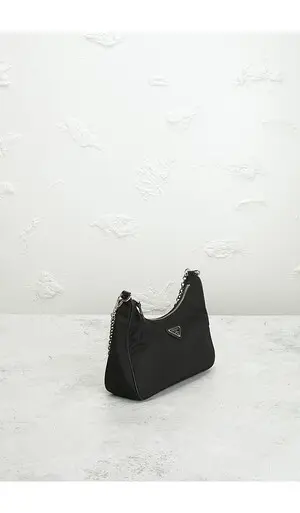FWRD RENEW Prada Re-edition 2005 Re-nylon Shoulder Bag - Black