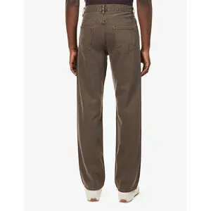 FRAME Relaxed Straight-leg Cotton-blend Jeans