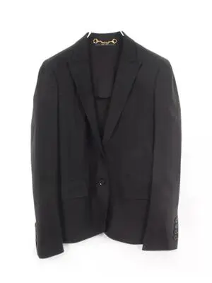 Gucci Interlocking G Tailored Jacket - Black