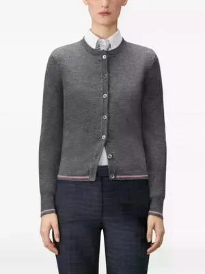 Thom Browne Rib-stitch Wool Cardigan