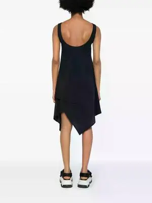 Y3 Layered Asymmetric Mini Dress