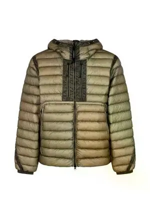 C.P. COMPANY Quilted Hooded Jacket - Neutrals
