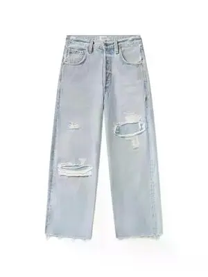 Citizens Of Humanity Distressed Raw-cut Jeans - Blue