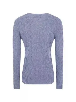Polo Ralph Lauren Cable-knit Crew Neck Sweater - Grey