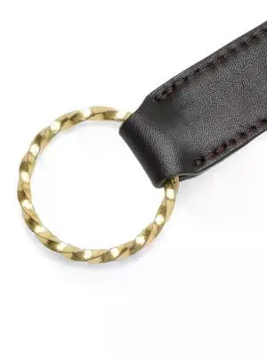 TAIGA TAKAHASHI Infinite Circle Leather Belt - Brown